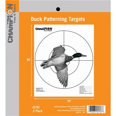Champion® Duck Patterning Targets - 220726, Shooting Targets at ...