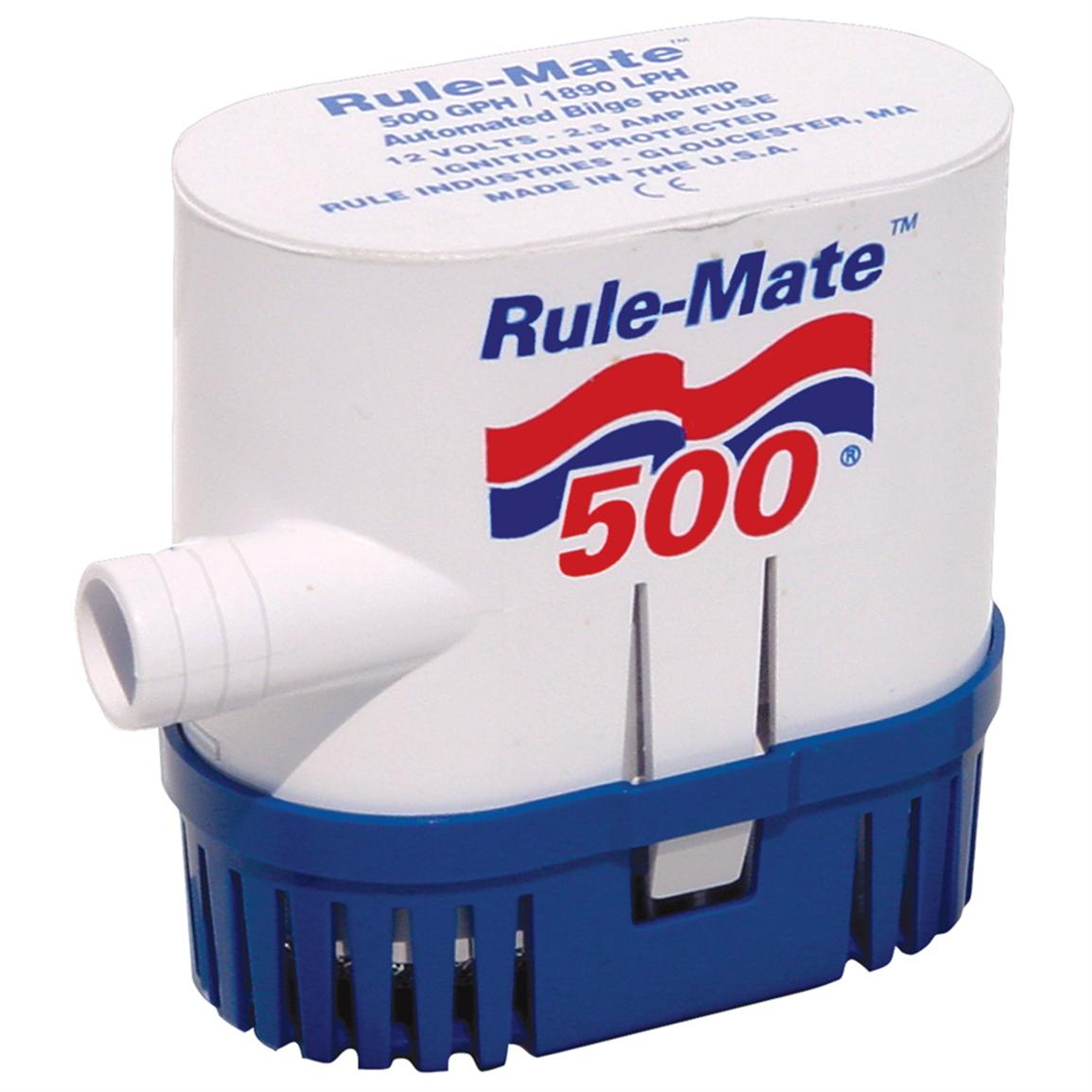 Rule Bilge Pump 500 GPH 12V Non Auto 123595 Livewells Bilge Pumps Rule Bilge Pump 500 GPH 12V Non Auto 123595 Livewells Bilge Pumps