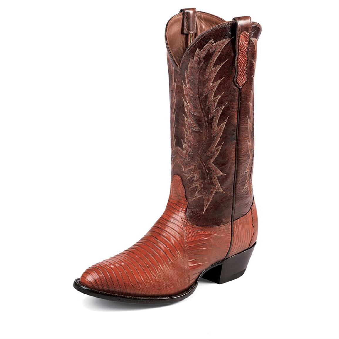 Men's Nocona® Lizard Western Boots - 123757, Cowboy & Western Boots at ...