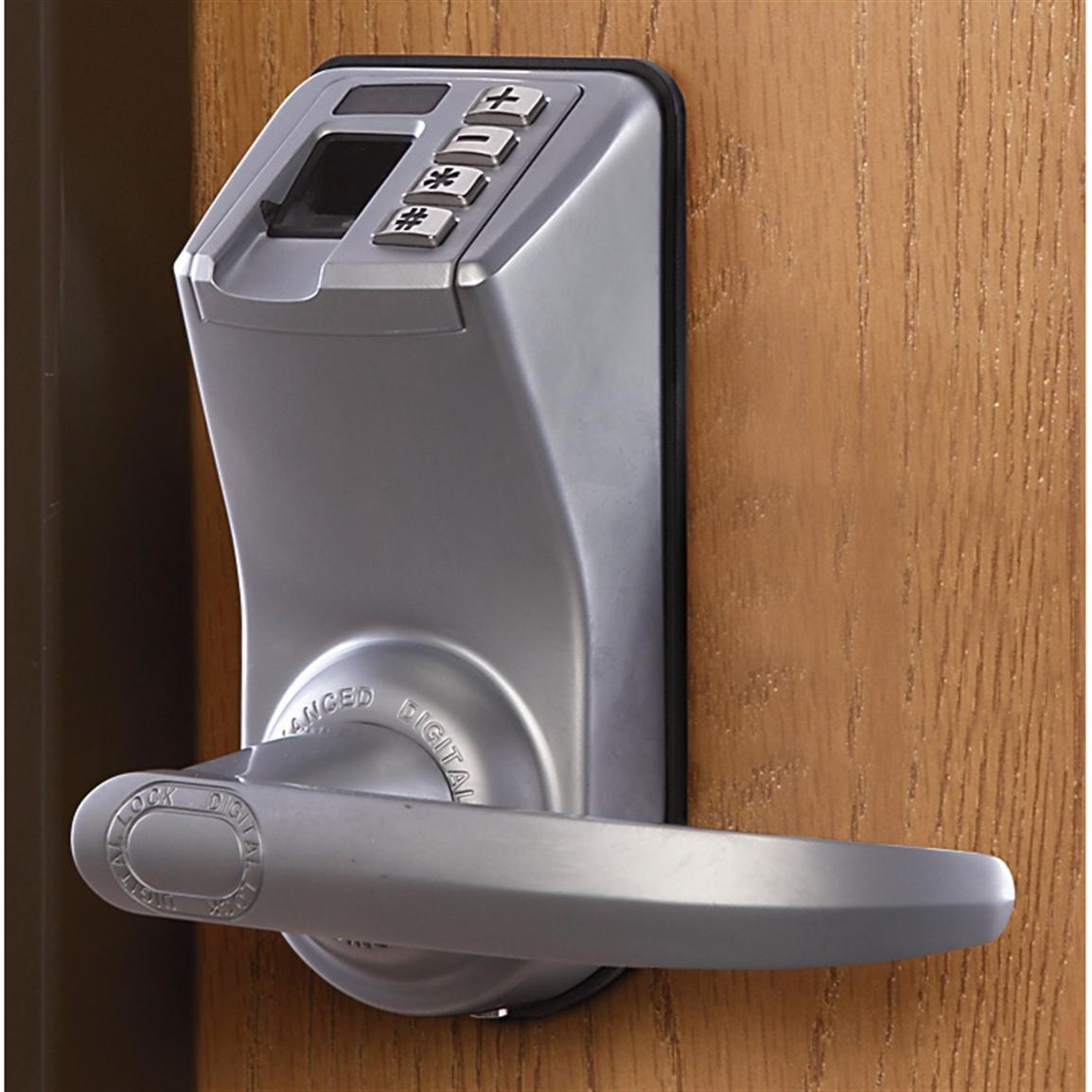 Barska Fingerprint Door Lock 149630 Home Security Devices At Sportsman s Guide