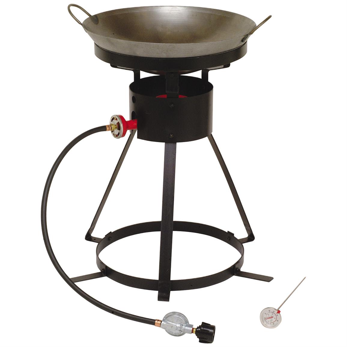King Kooker 12 Portable Propane Outdoor Cooker With Wok 170178
