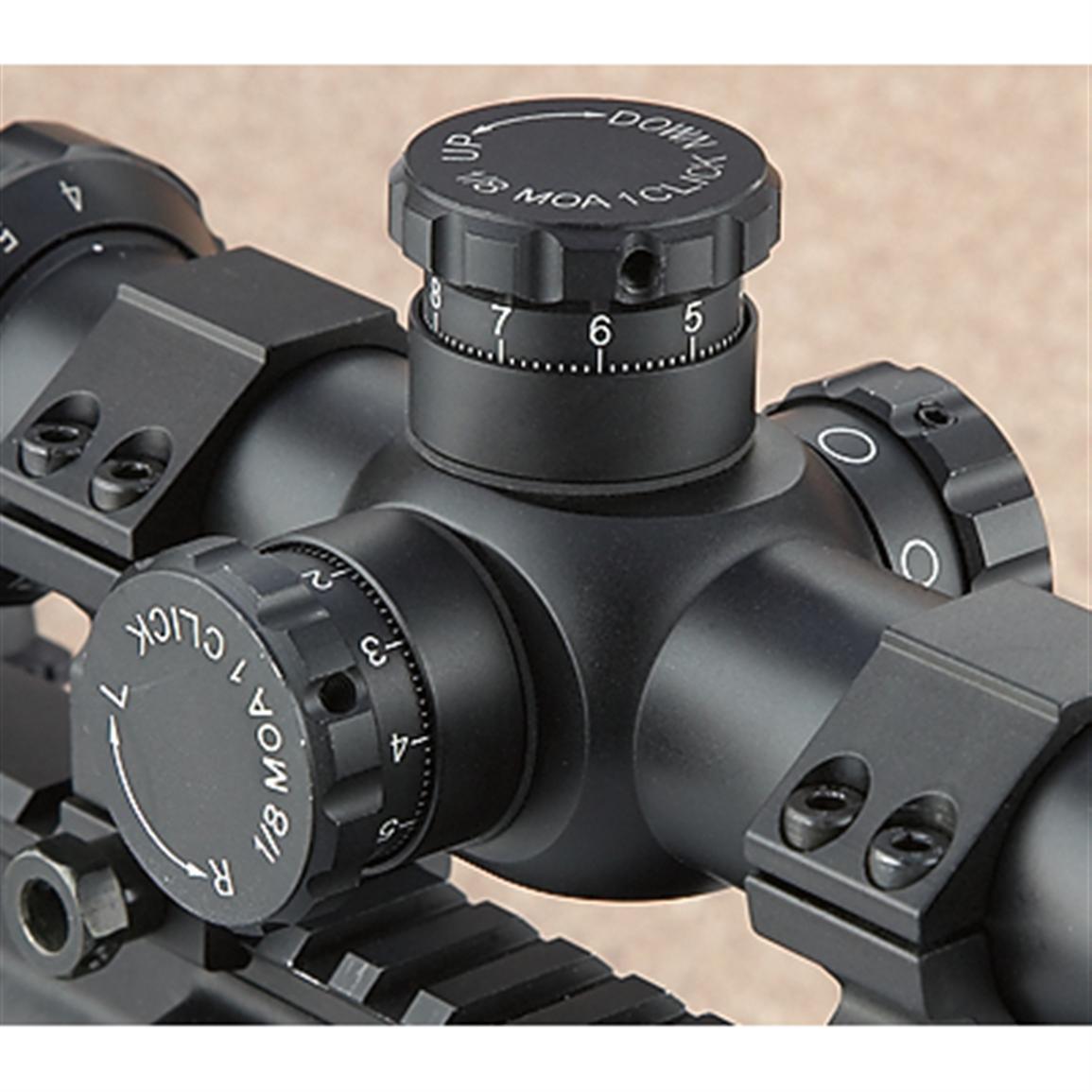 Osprey 4 16x50 Mm IRF Tactical Scope Matte Black 180797 Rifle