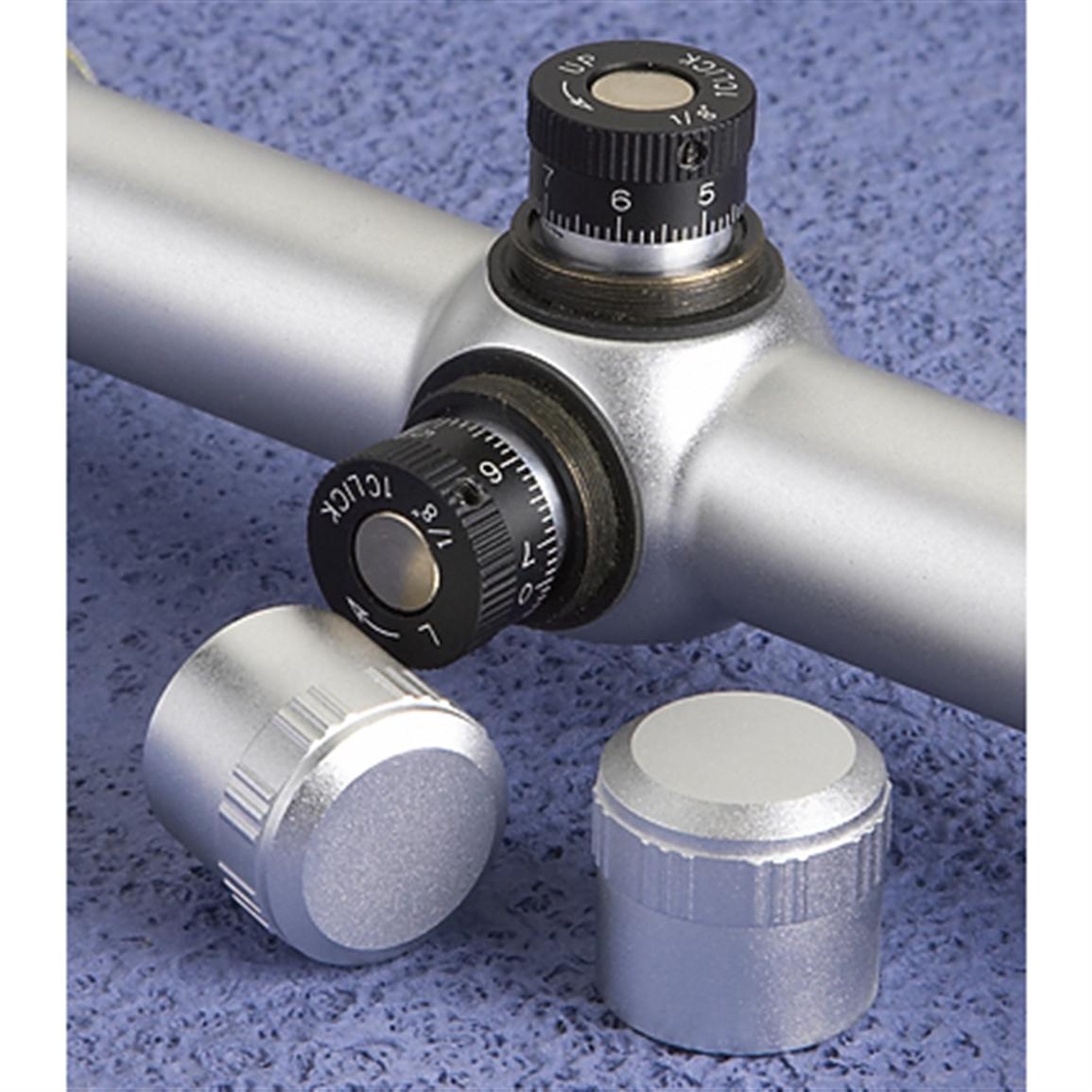 NcSTAR® 6 - 24x50 mm Illuminated Rifle Scope,Silver - tone Finish ...