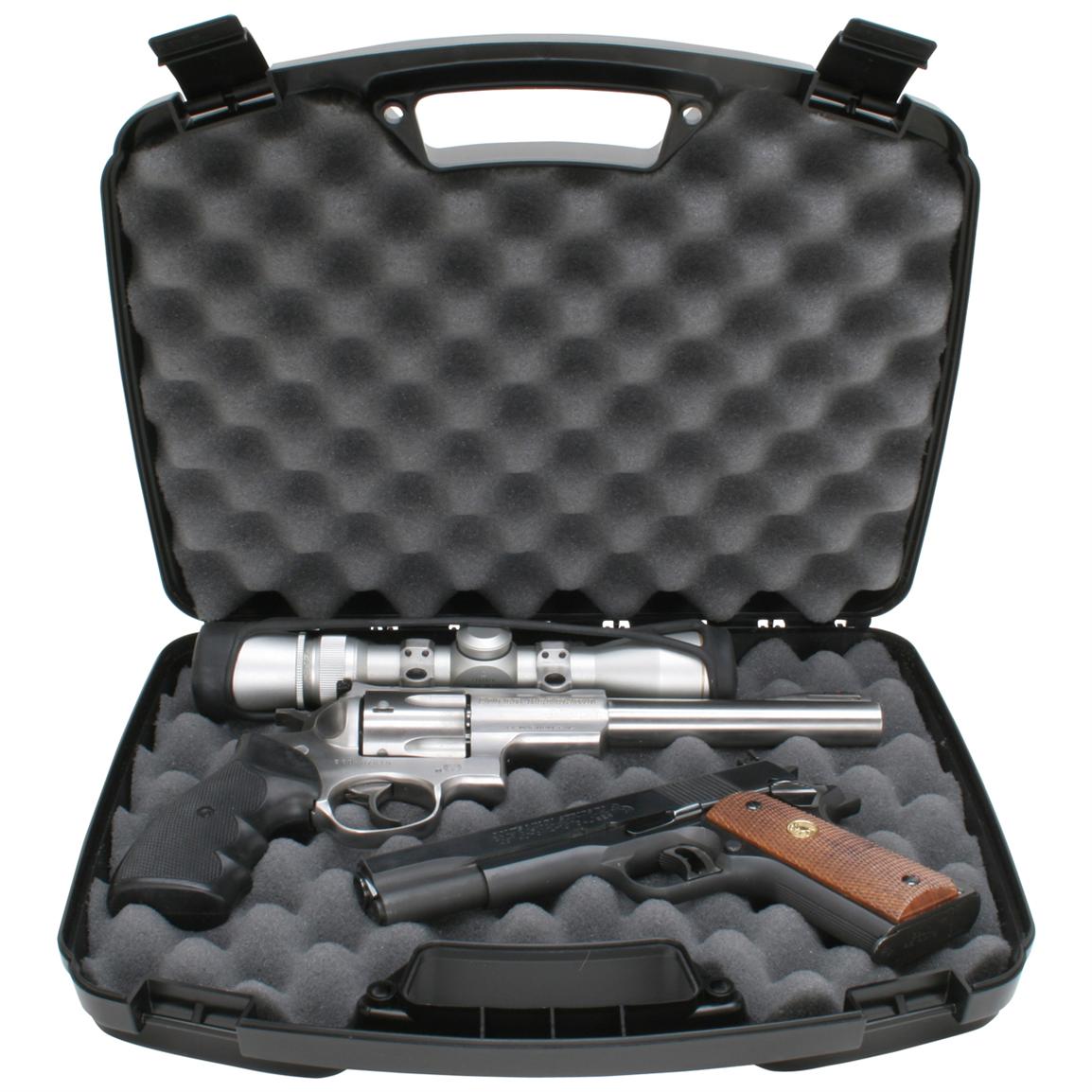 MTM Case Gard 2 Pistol Handgun Case 197571 Gun Cases At