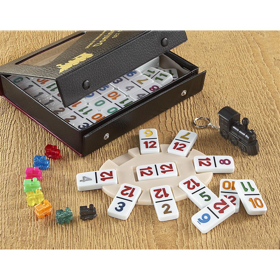 Pro Double 12 Mexican Train Dominoes 211981 Puzzles Games At Pro Double 12 Mexican Train Dominoes 211981 Puzzles Games At