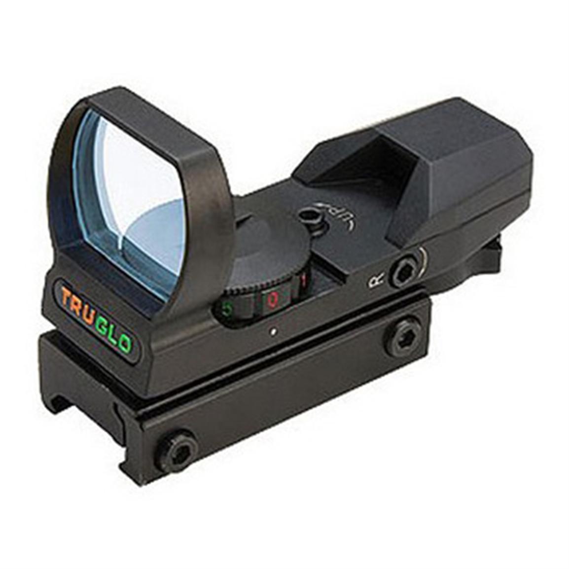 TruGlo Multi Reticle Dual Color Open Red Dot Sight 230846 Red TruGlo Multi Reticle Dual Color Open Red Dot Sight 230846 Red