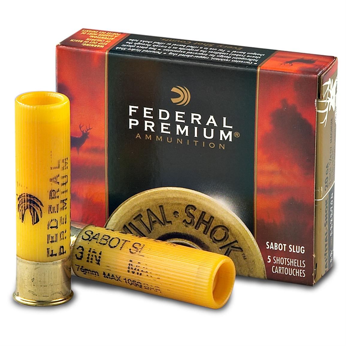 Federal Barnes Expander 20 Gauge 3 Sabot Slugs 5 Rds 33873 20 Federal Barnes Expander 20 Gauge 3 Sabot Slugs 5 Rds 33873 20