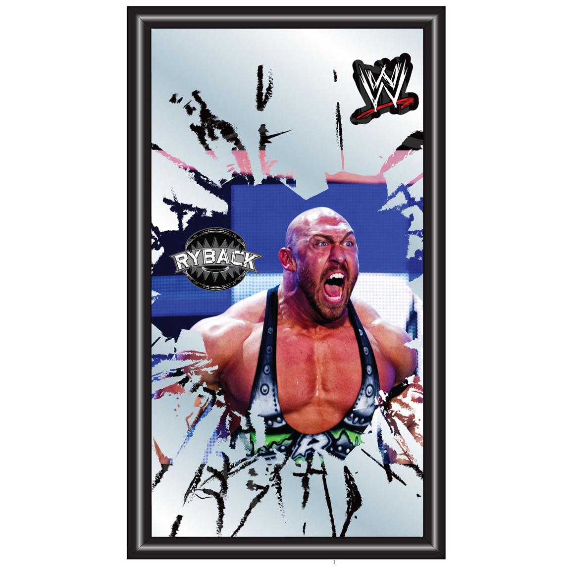 WWE® Ryback Framed Logo Mirror - 424896, Decorative Accessories at ...