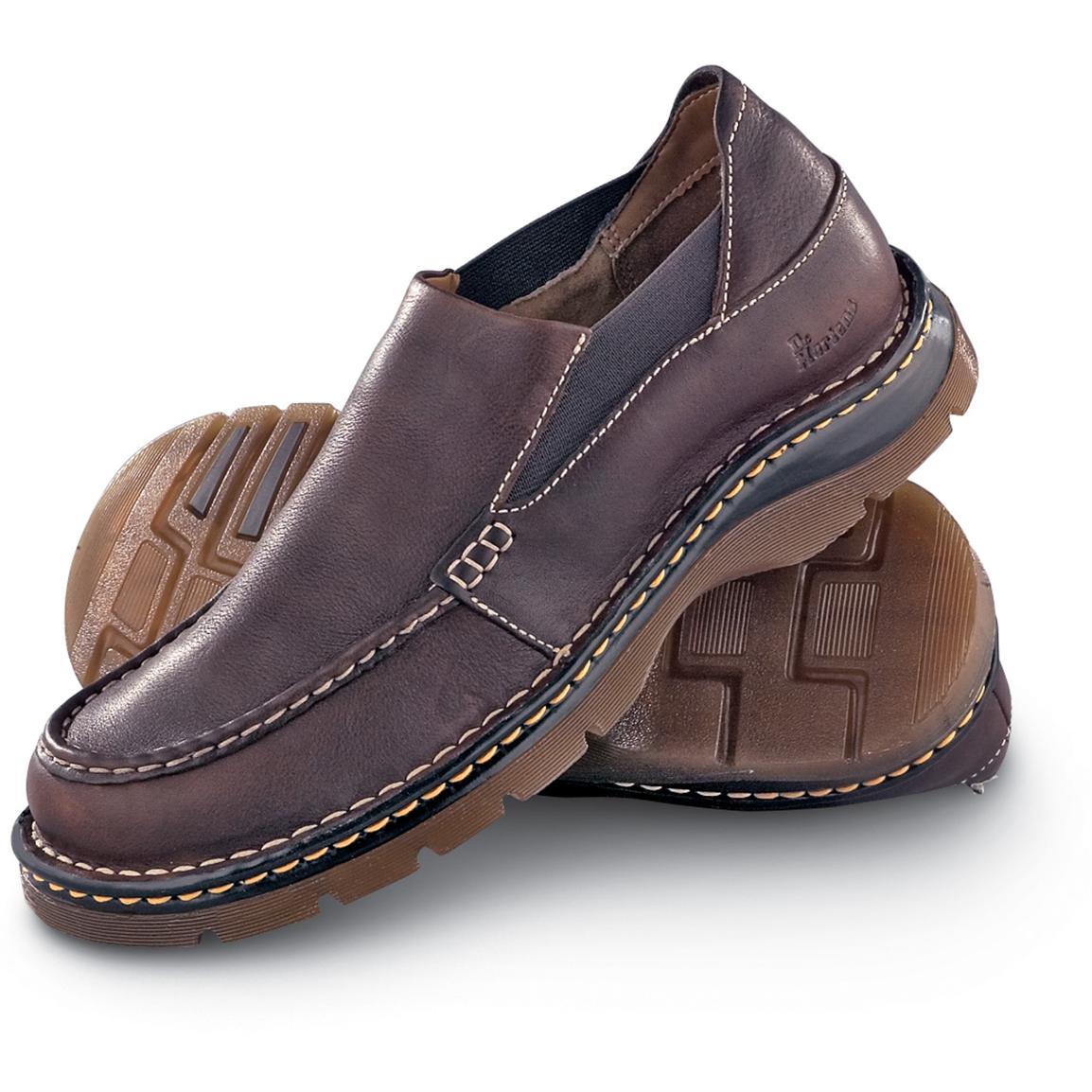 Men's Dr. Martens™ 8C01 Moc Slip-ons, Bark - 46290, Casual Shoes at ...