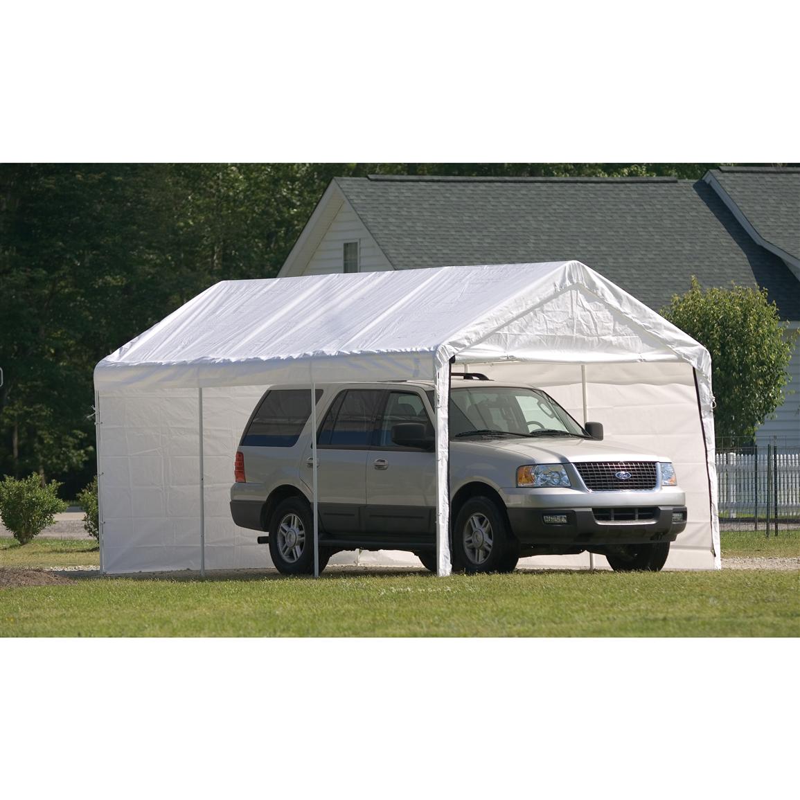 Shelterlogic 10x20 3 In 1 Canopy System 47459 Garage Car