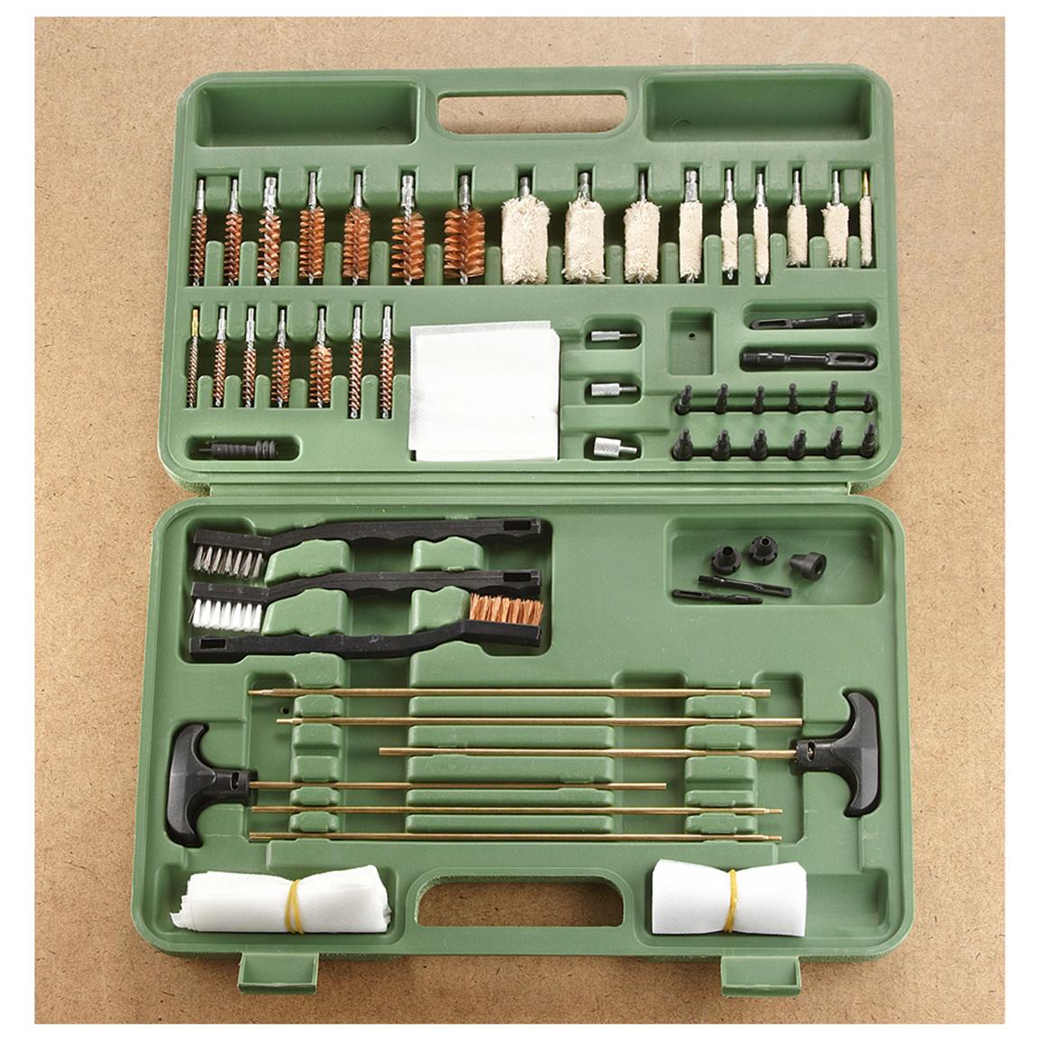 Guide Gear Universal Gun Cleaning Kit 62 Pieces 591865 Gun Cleaning Guide Gear Universal Gun Cleaning Kit 62 Pieces 591865 Gun Cleaning