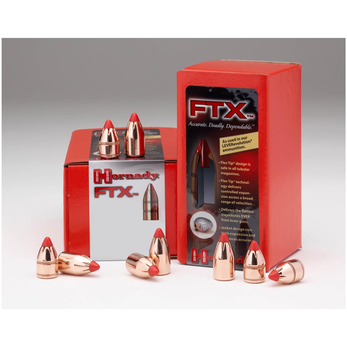 50-Pk. of Hornady® .45 Caliber 250 Grain FTX® Bullets - 610761 ...