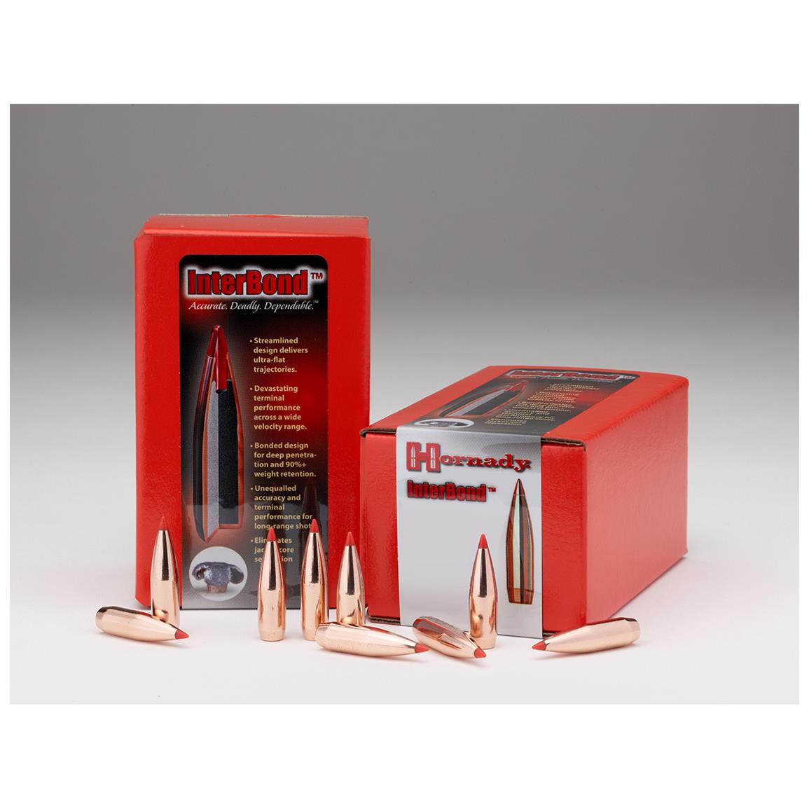 100-Pk. of Hornady® 7mm 154-grain .284 Interbond® Bullets - 610826 ...