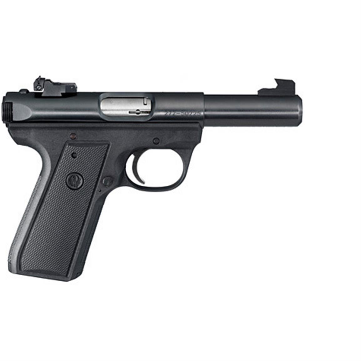 Ruger 22/45 Target, Semi-Automatic, .22LR, Rimfire, 4" Bull Barrel, 10 ...