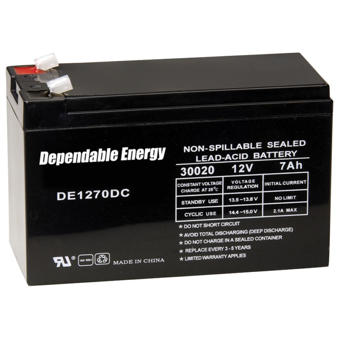 HR Rechargeable Battery 12 Volt 7 Amp 661661 Trail Camera