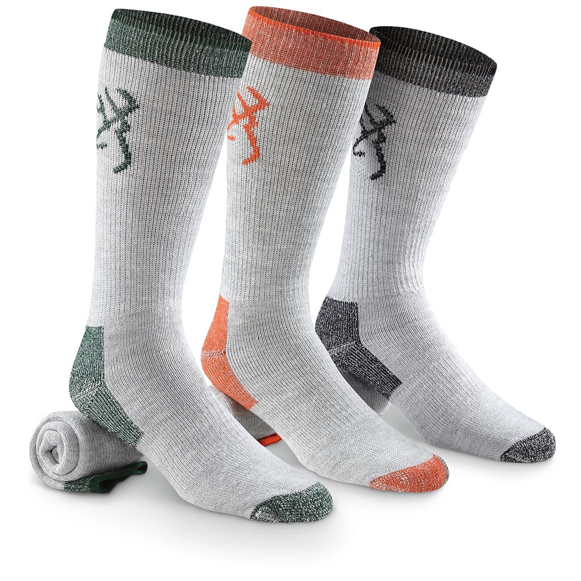 Browning Men s Wool Blend Boot Socks 2 Pairs 667276 Socks At Browning Men s Wool Blend Boot Socks 2 Pairs 667276 Socks At