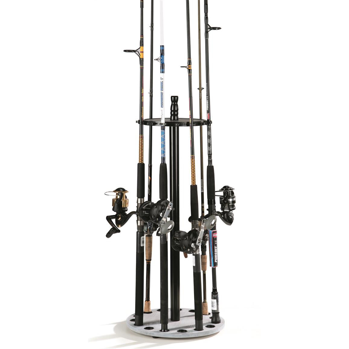 Organized Fishing 16 - Rod Round Floor Rod Rack - 231534, Fishing Rod ...