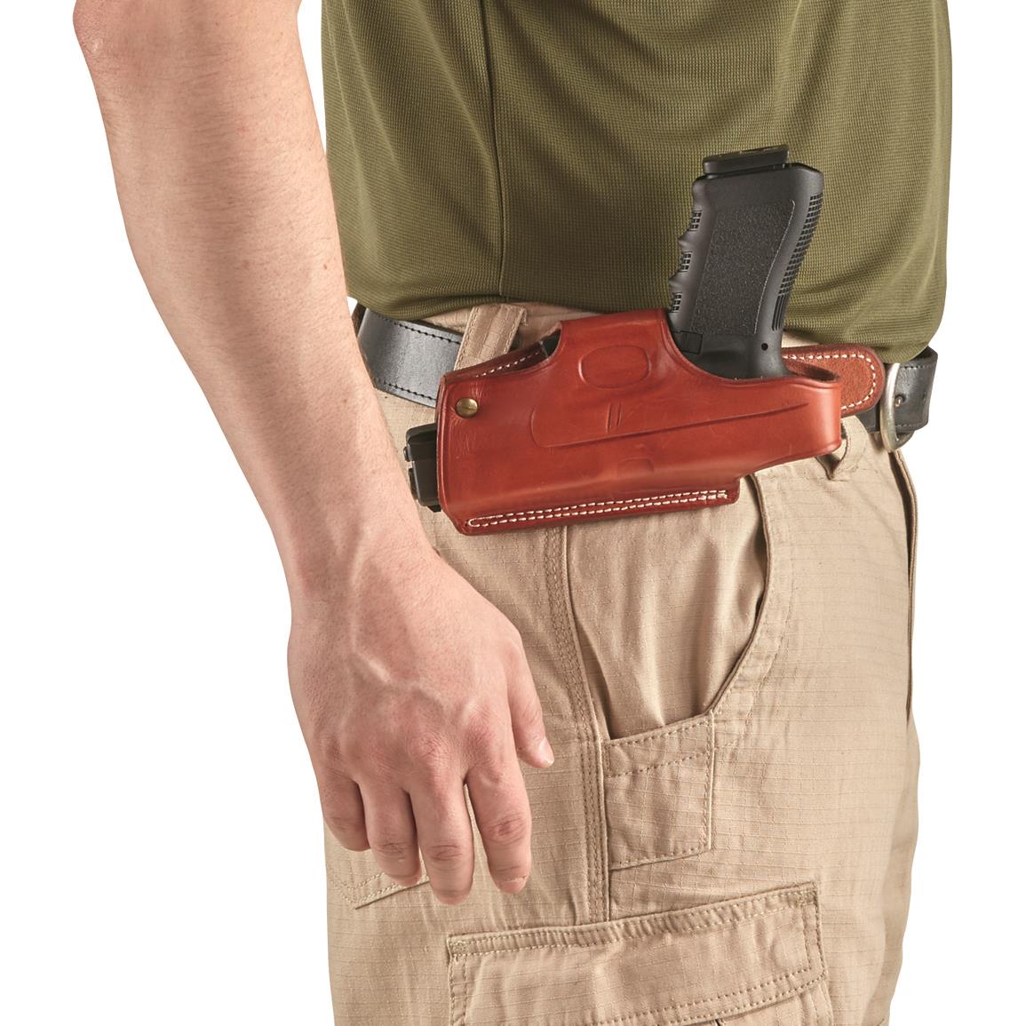 Guide Gear Leather 4-Position Holster, Glock 19/23/43, Right Handed ...