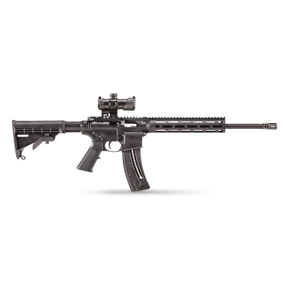 Smith & Wesson M&P15-22 Sport Kit, Semi-Automatic, .22LR, with Red Dot ...
