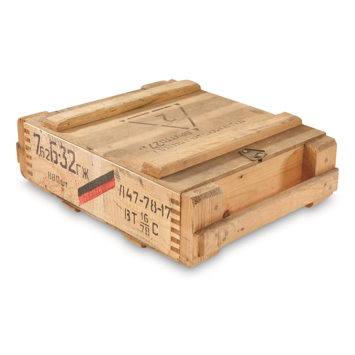 Russian Military Surplus Wooden Box, Used | Sportsman's Guide