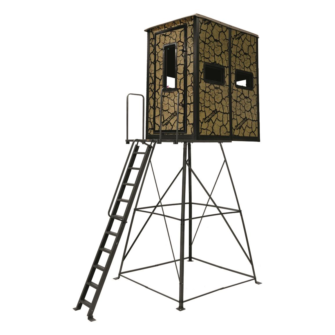 Muddy Striker Box Blind and 10' Elite Tower - 716978, Tower & Tripod ...
