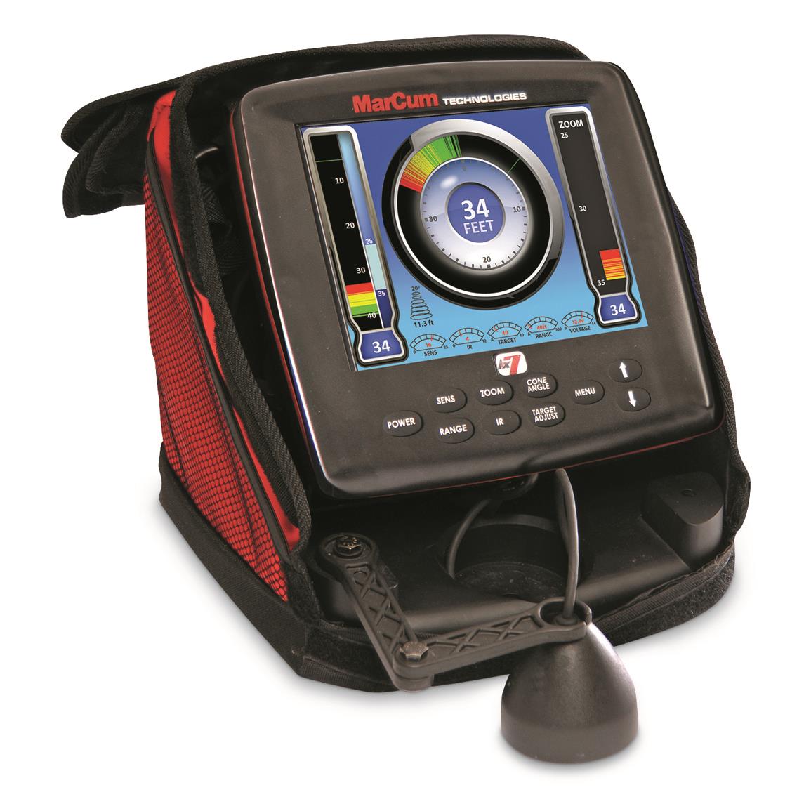 Marcum LX-7L Digital Ice Fishing Sonar System - 718372, Ice Fishing ...