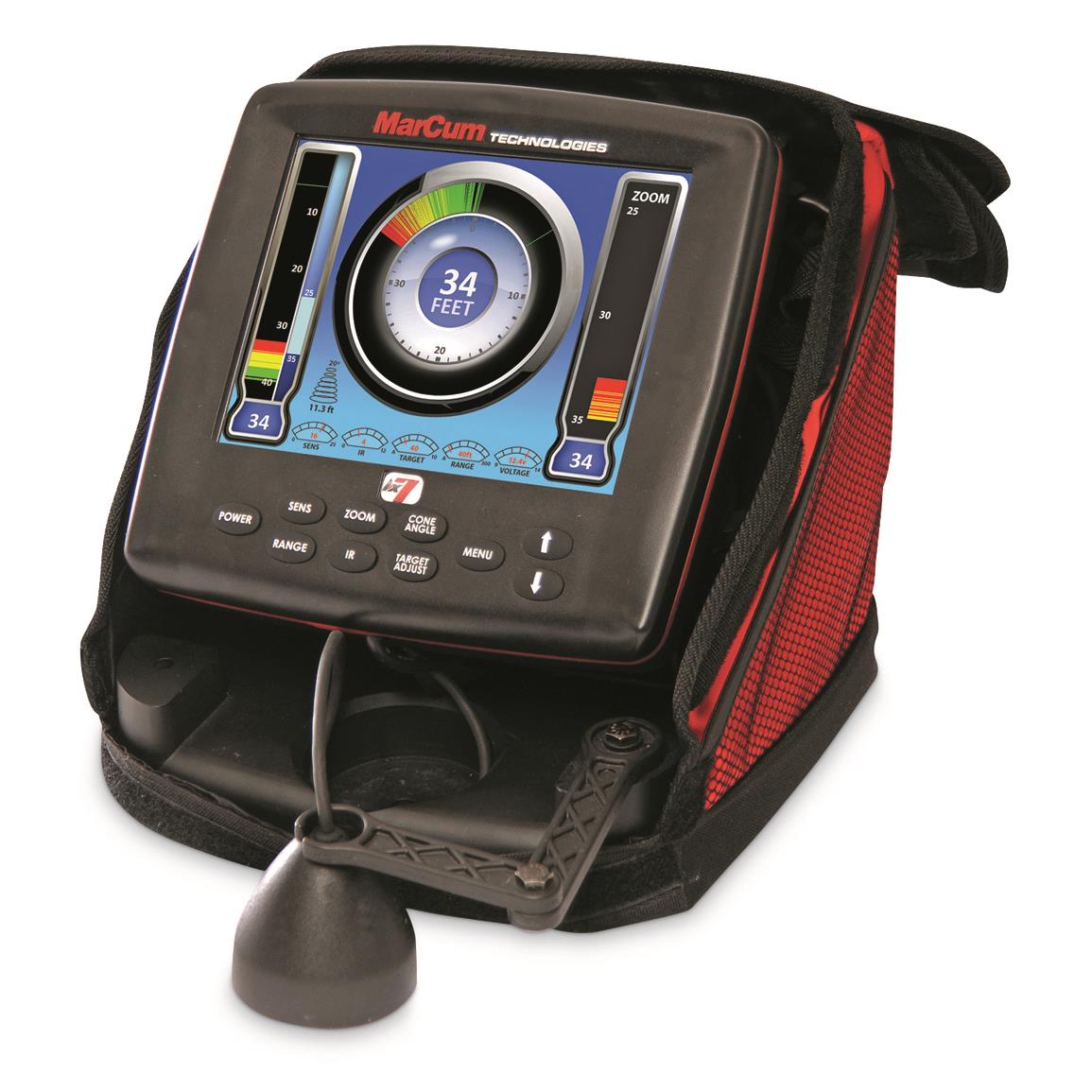 Marcum LX-7L Digital Ice Fishing Sonar System - 718372, Ice Fishing ...