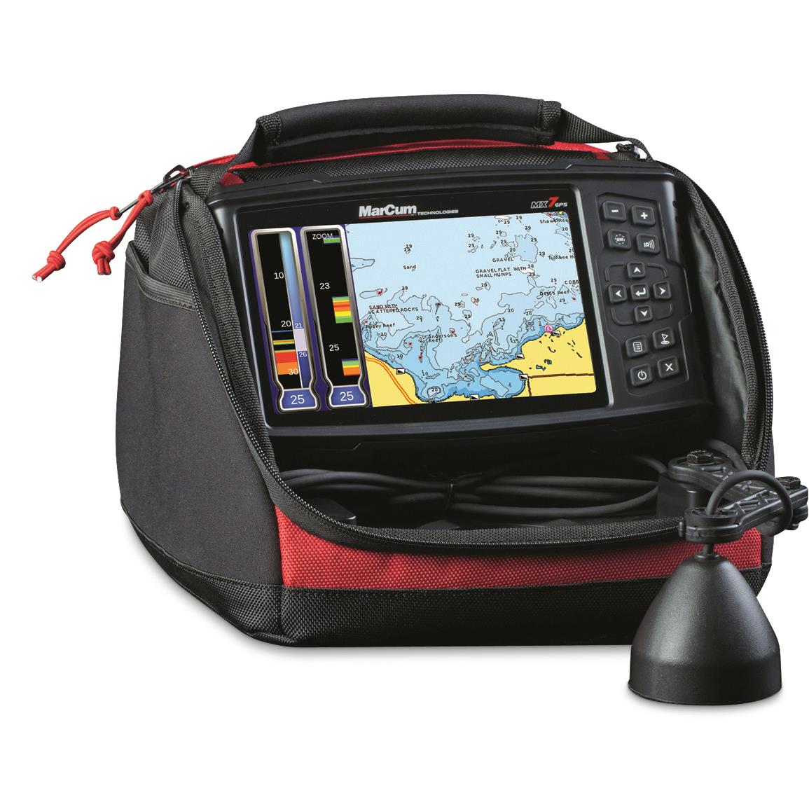 MarCum MX-7GPS Digital Ice Fishing Sonar System - 718374, Ice Fishing ...