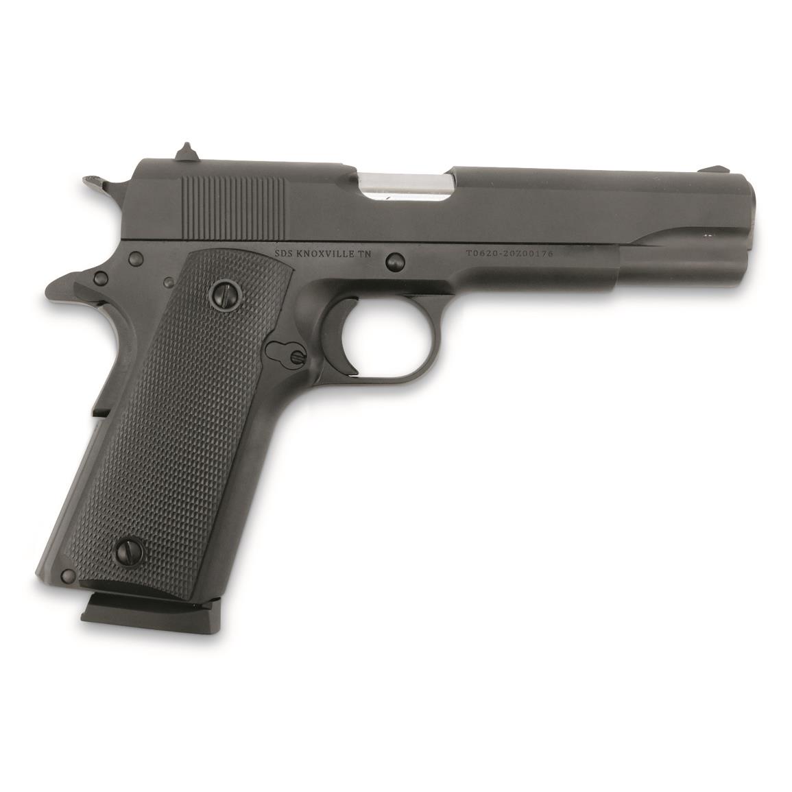Rock Island Armory 1911 GI Standard FS, Semi-automatic, .45 ACP, 8 Rounds - 658088, Semi ...