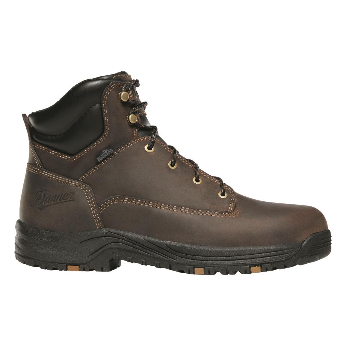 Irish Setter Men's Hopkins Waterproof Safety Toe Work Boots, Nubuck ...