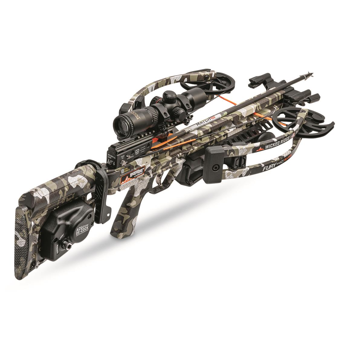 Wicked Ridge Fury 410 De-Cock Crossbow Package - 727259, Crossbows at ...