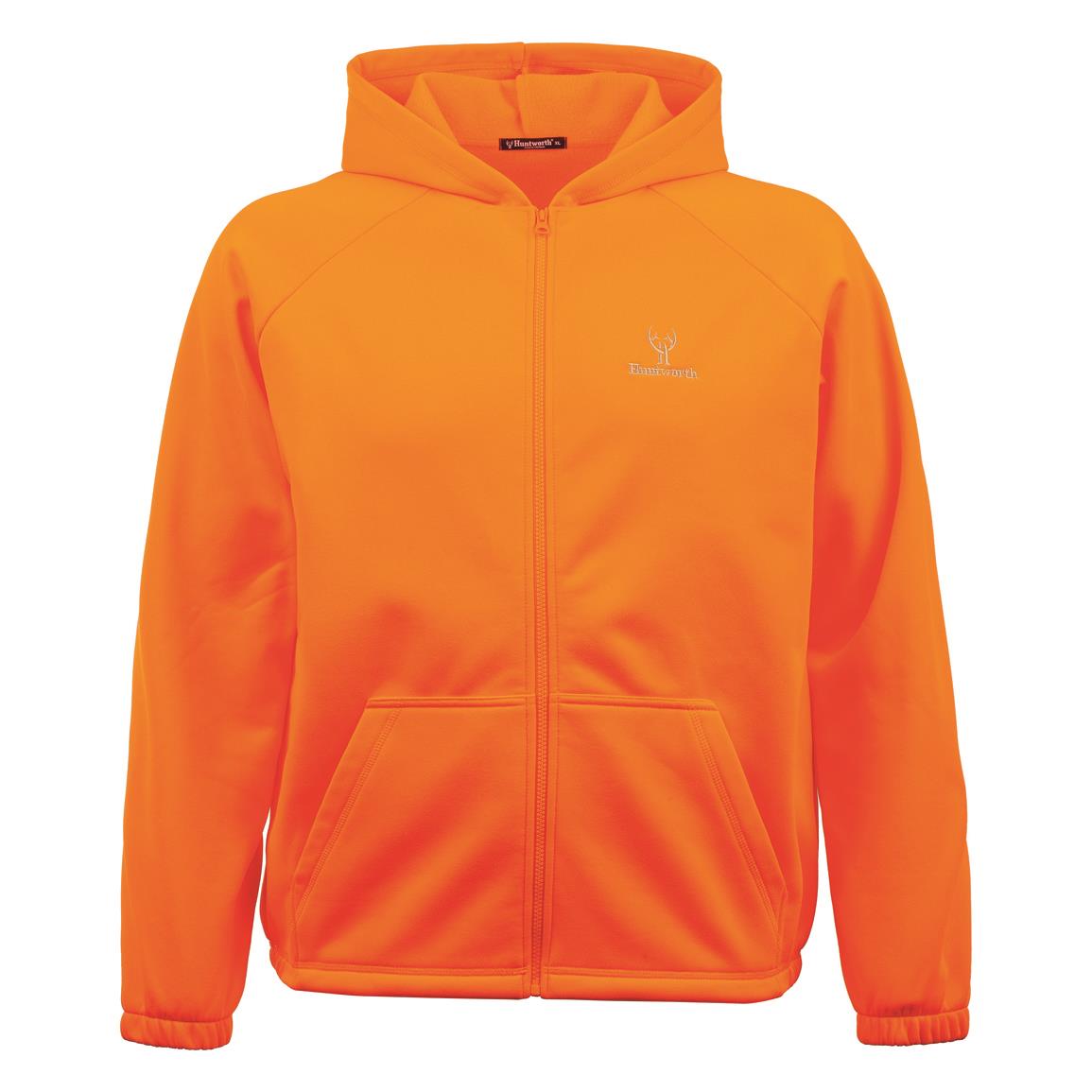 Huntworth Men s Eagan Hooded Knit Jersey Hunting Jacket 729964 Blaze Huntworth Men s Eagan Hooded Knit Jersey Hunting Jacket 729964 Blaze