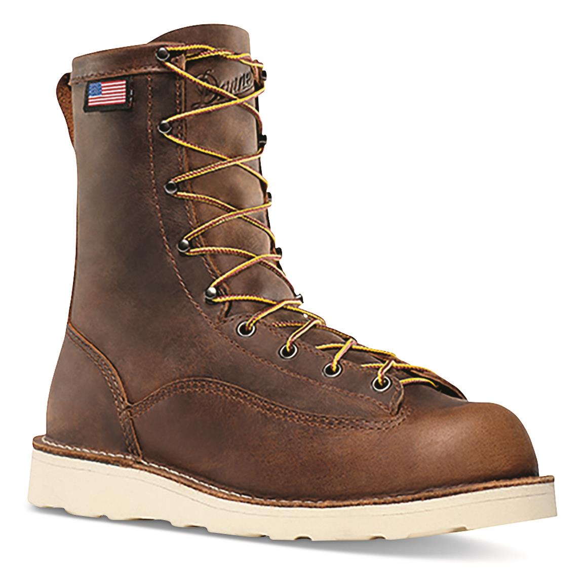 Danner Men's Bull Run 8" Lace to Toe Work Boots - 731704, Work Boots at ...