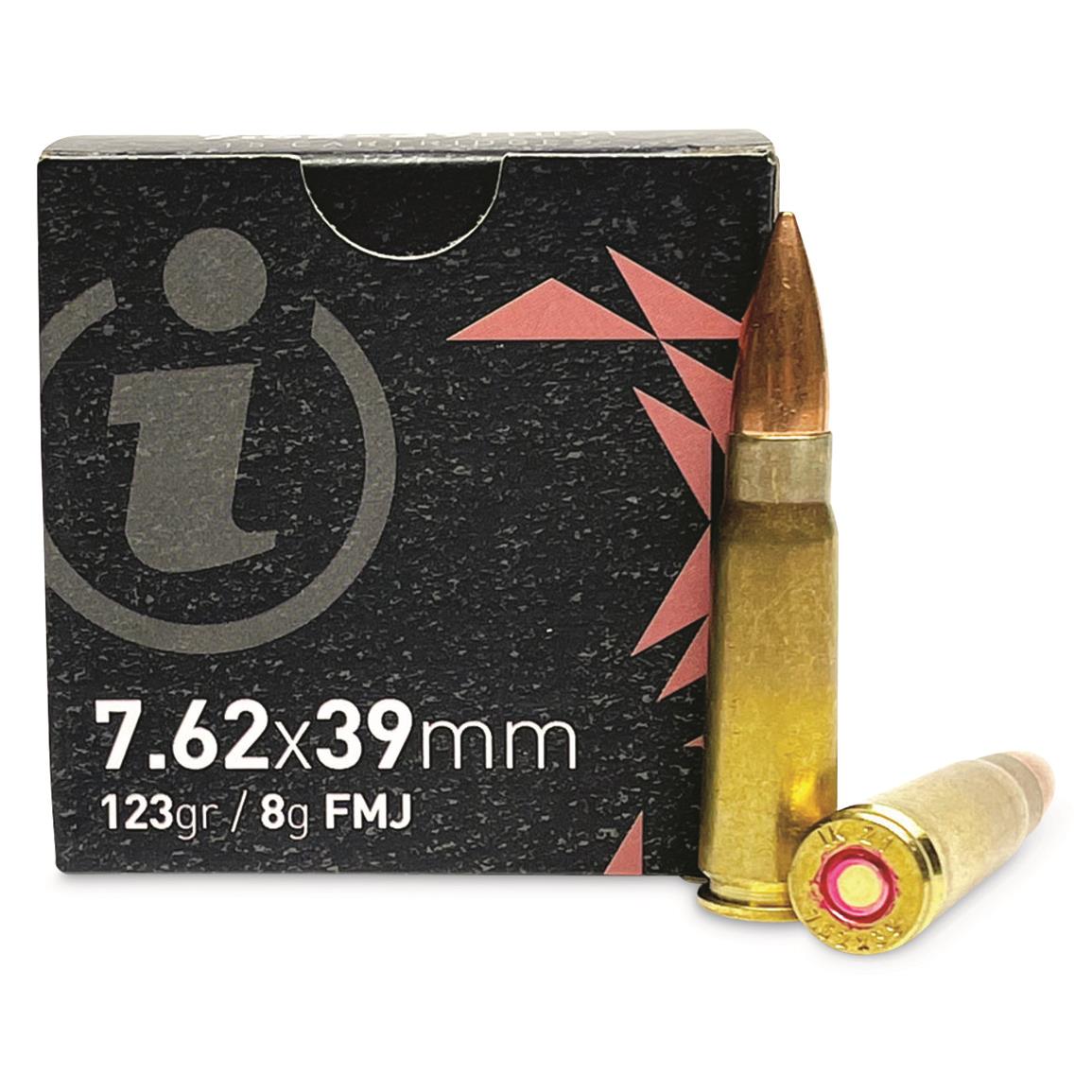 Igman, 7.62x39mm, FMJ, 123 Grain, 225 Rounds | Sportsman's Guide