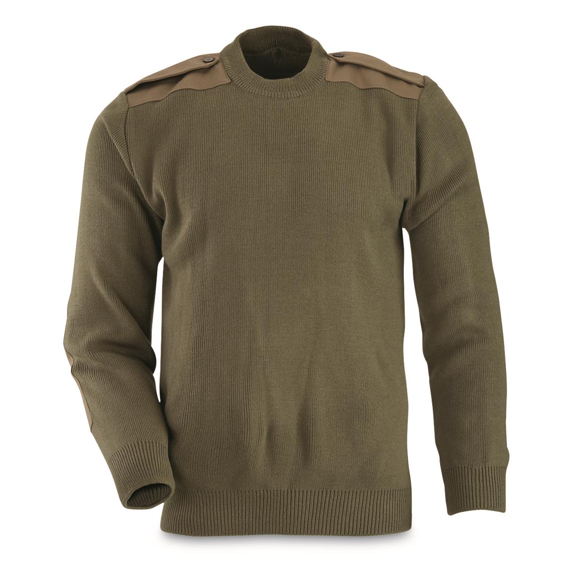 Romanian Military Surplus Wool Blend Commando Sweater, New | Sportsman ...