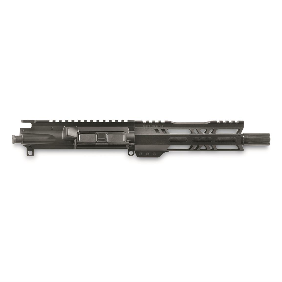 CBC AR-9 9mm AR-15 Pistol Upper Receiver Less BCG and Chg. Handle, 7 ...