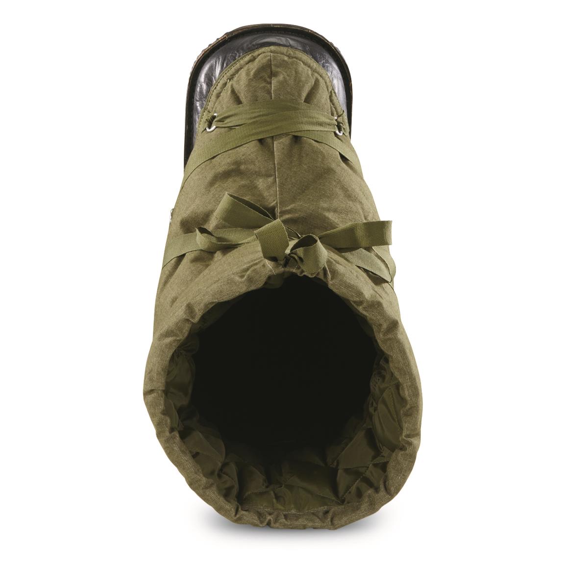 German Military Surplus Overboots, Black, Like New - 68395, Military ...