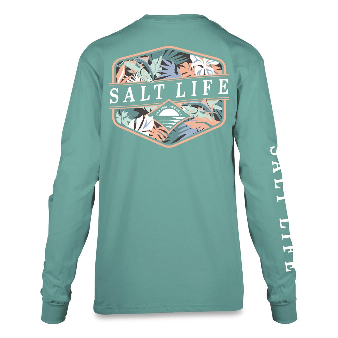 Salt Life Women's Retro Tropical Long-Sleeve Tee | Sportsman's Guide