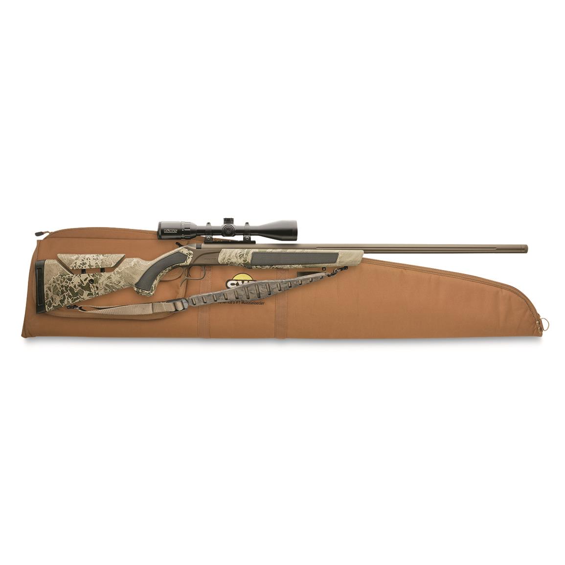 CVA Accura LR-X Muzzleloader, .50 Cal., 30" Barrel, Camo/Cerakote, 3 ...
