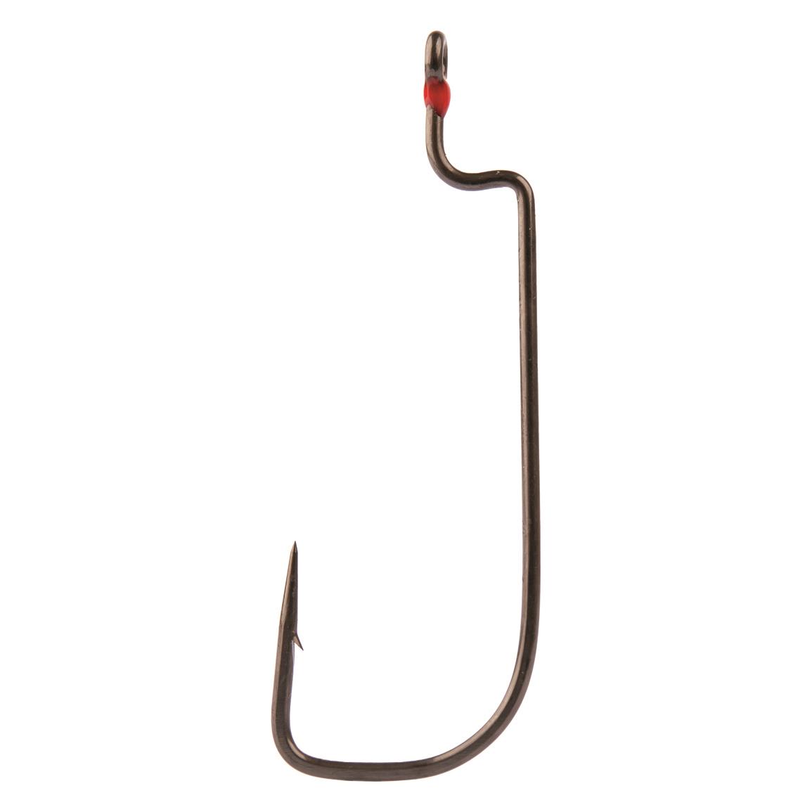 Mustad 4 8 Alphapoint® Tak Offset Worm Hooks 742309 Hooks And Leaders