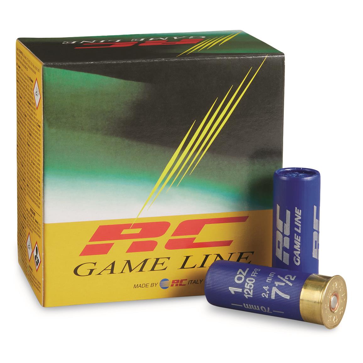 RC Italy RC Game Line, 12 Gauge, 2 3/4", 1 oz., 250 Rounds | Sportsman ...