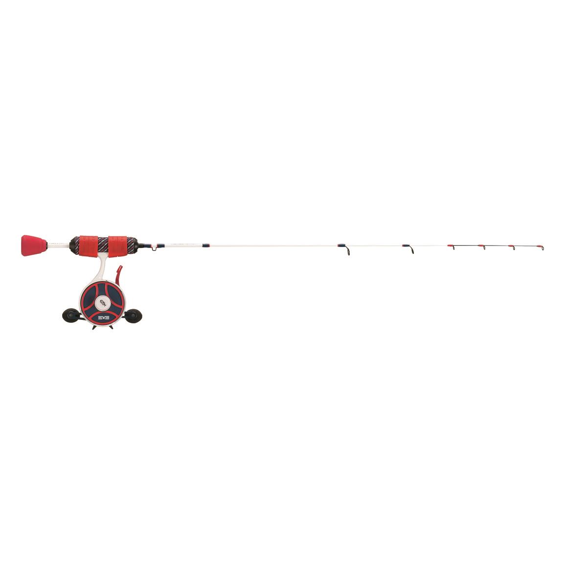 Clam Dave Genz Spring Bobber Ice Fishing Rod and Reel Combo, 27" Length ...