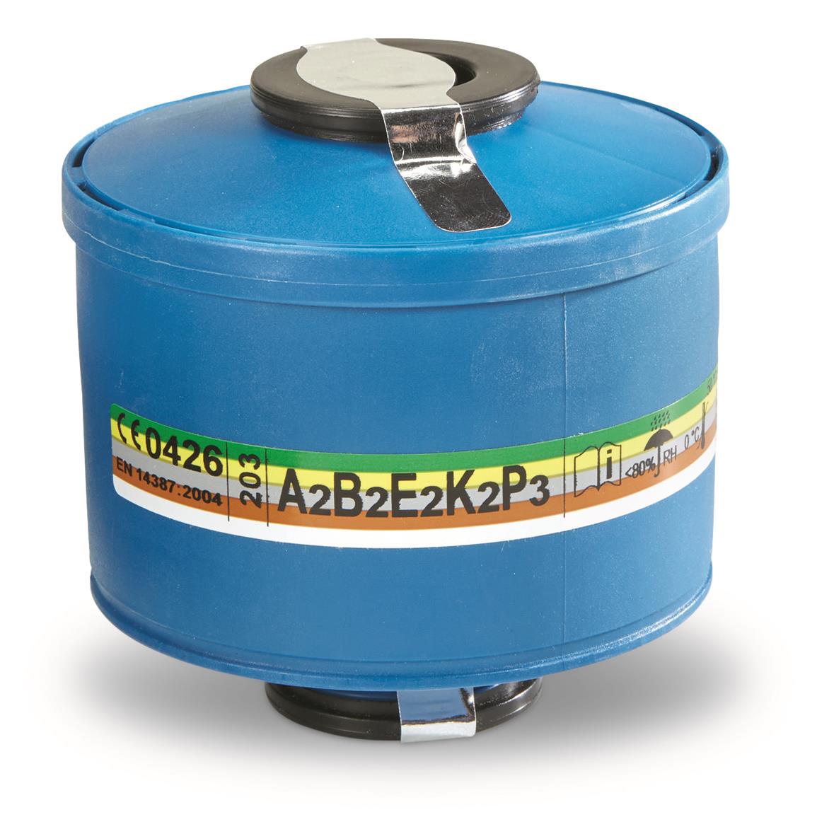 Italian Military Surplus NATO 40mm Gas Mask Filter, New | Sportsman's Guide