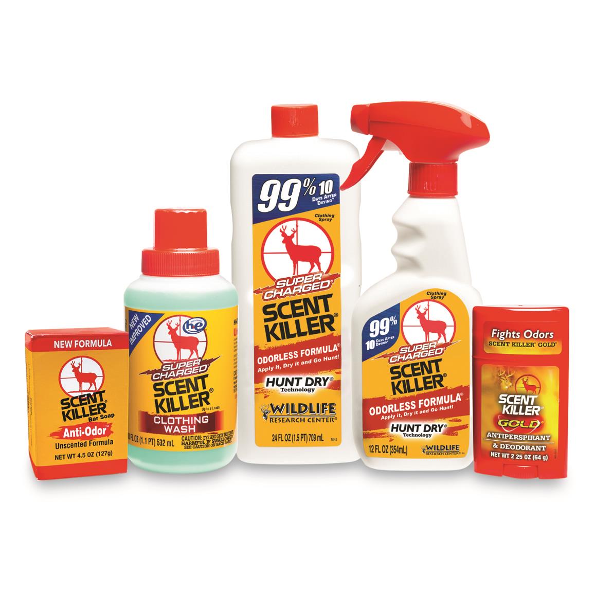Wildlife Research Super Charged Scent Killer Ultimate Kit - 743859 ...