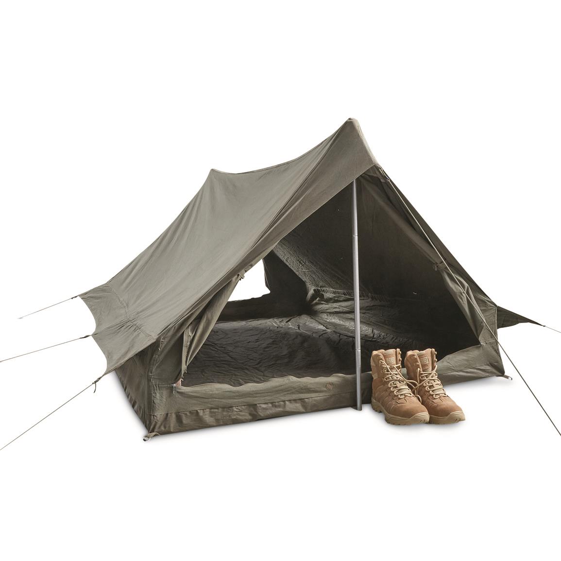 French Military Surplus F1 Tent with Rain Fly, Used | Sportsman's Guide