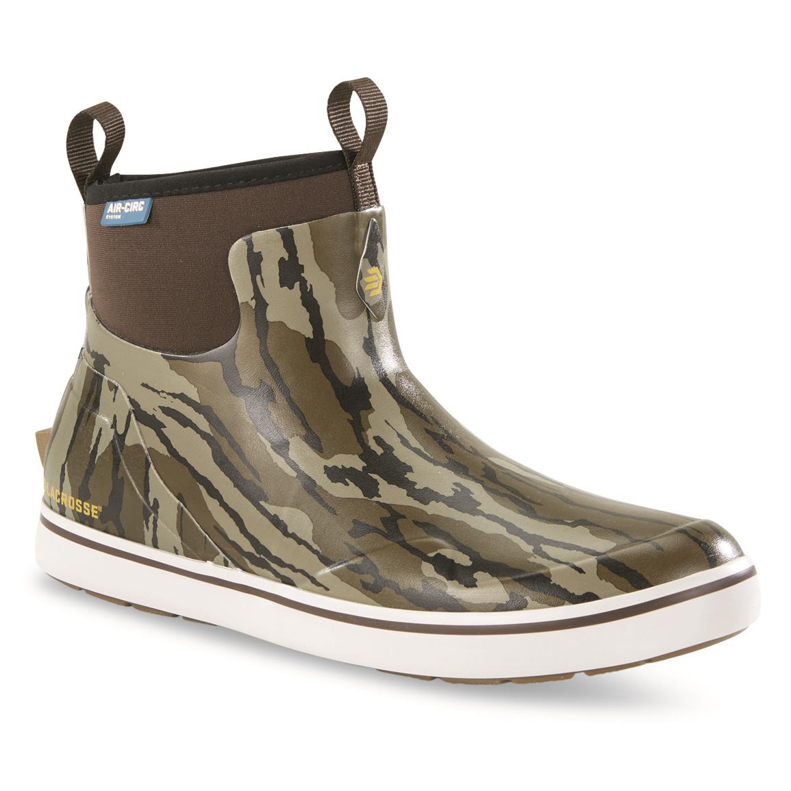 LaCrosse Mens Alpha Deck 6" Camo Boot | Sportsman's Guide
