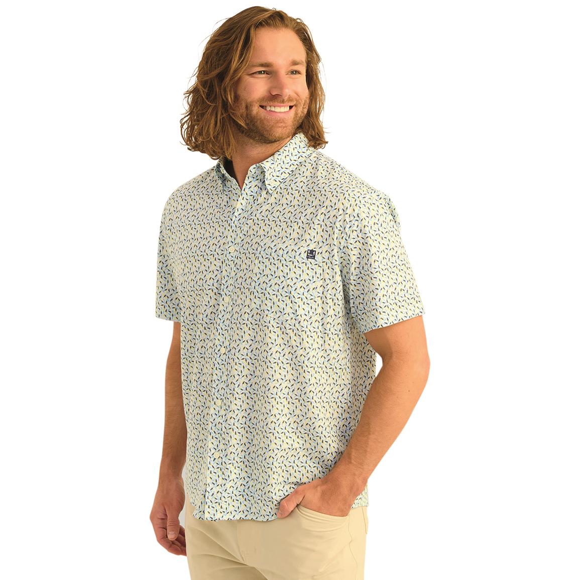 Huk Kona Printed Short Sleeve Shirt | Sportsman's Guide