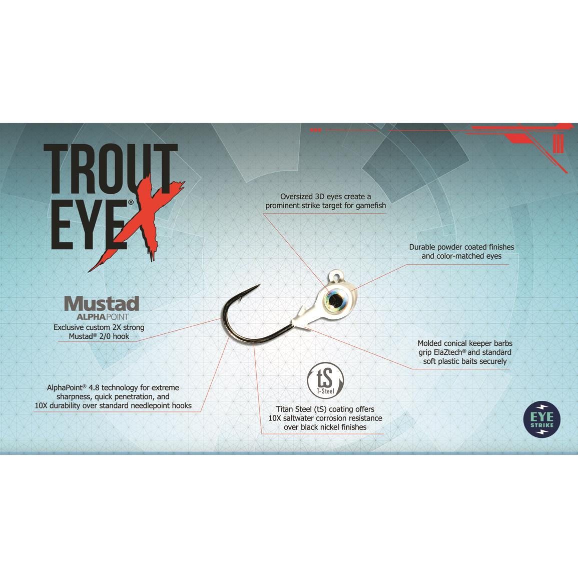 Z-Man Trout Eye X Jig Head, 3 Pack | Sportsman's Guide