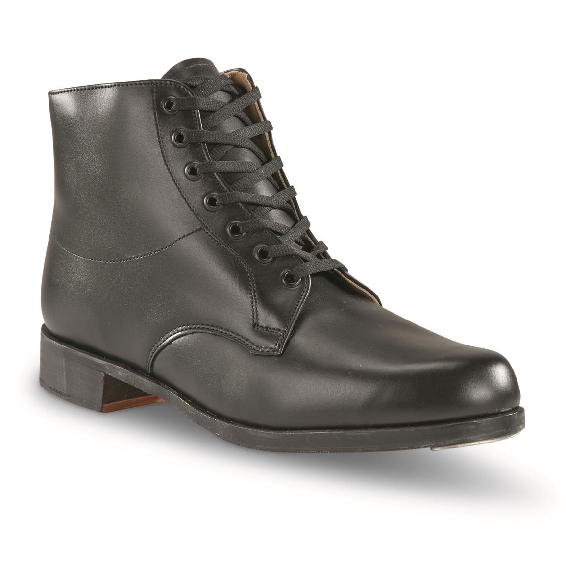 Czech Military Surplus Insulated Leather Work Boots, New | Sportsman's ...