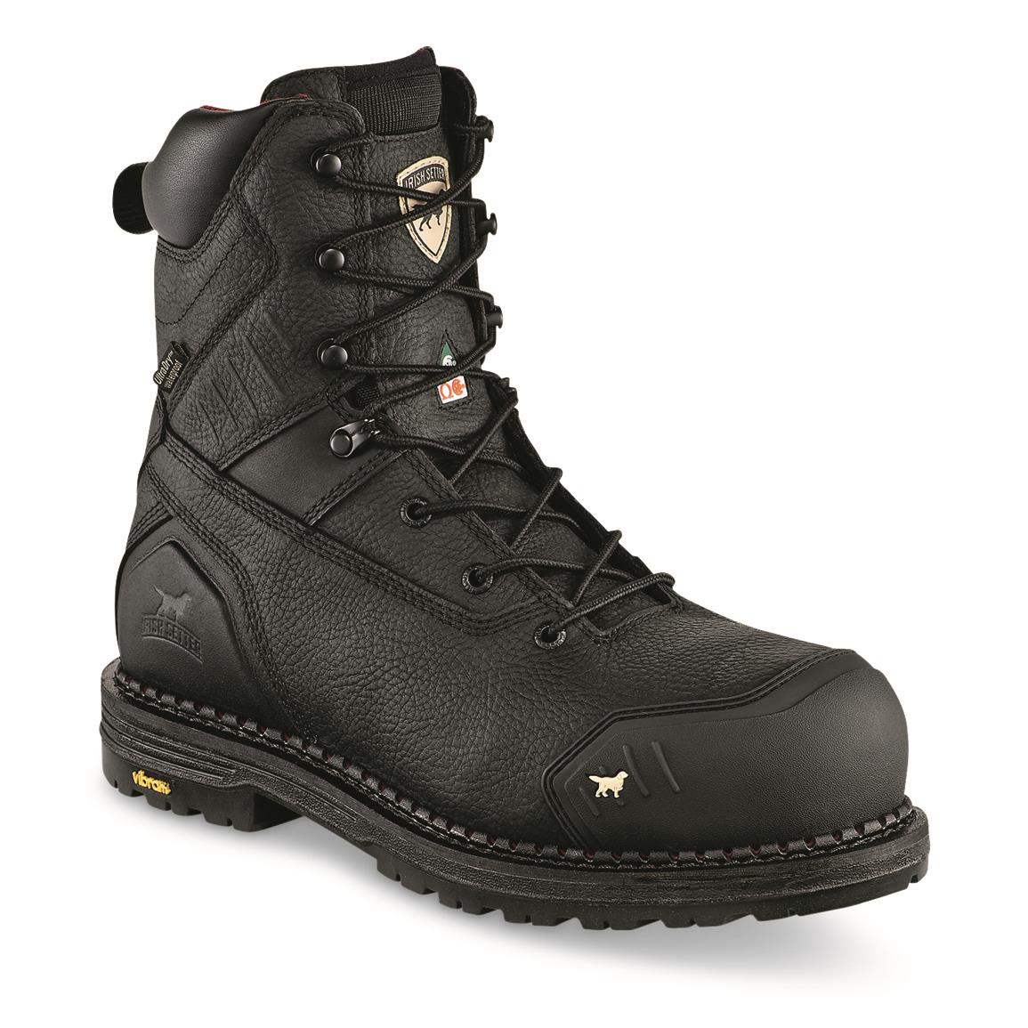 Irish Setter Men's Edgerton XD 8" Waterproof Safety Toe Work Boot ...